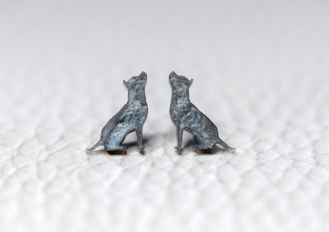 Pittie Studs, Pitbull Dog Studs, Staffy Earrings, Pibble Earrings ...
