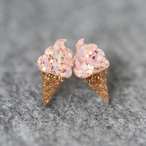Ice Cream Earrings - Etsy