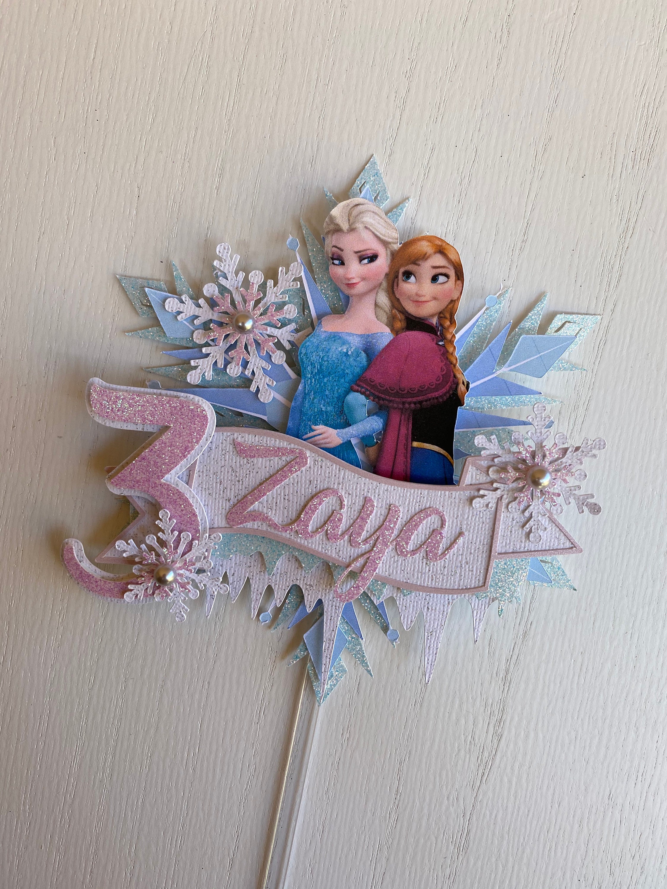 Frozen Themed Cake Topper | Etsy