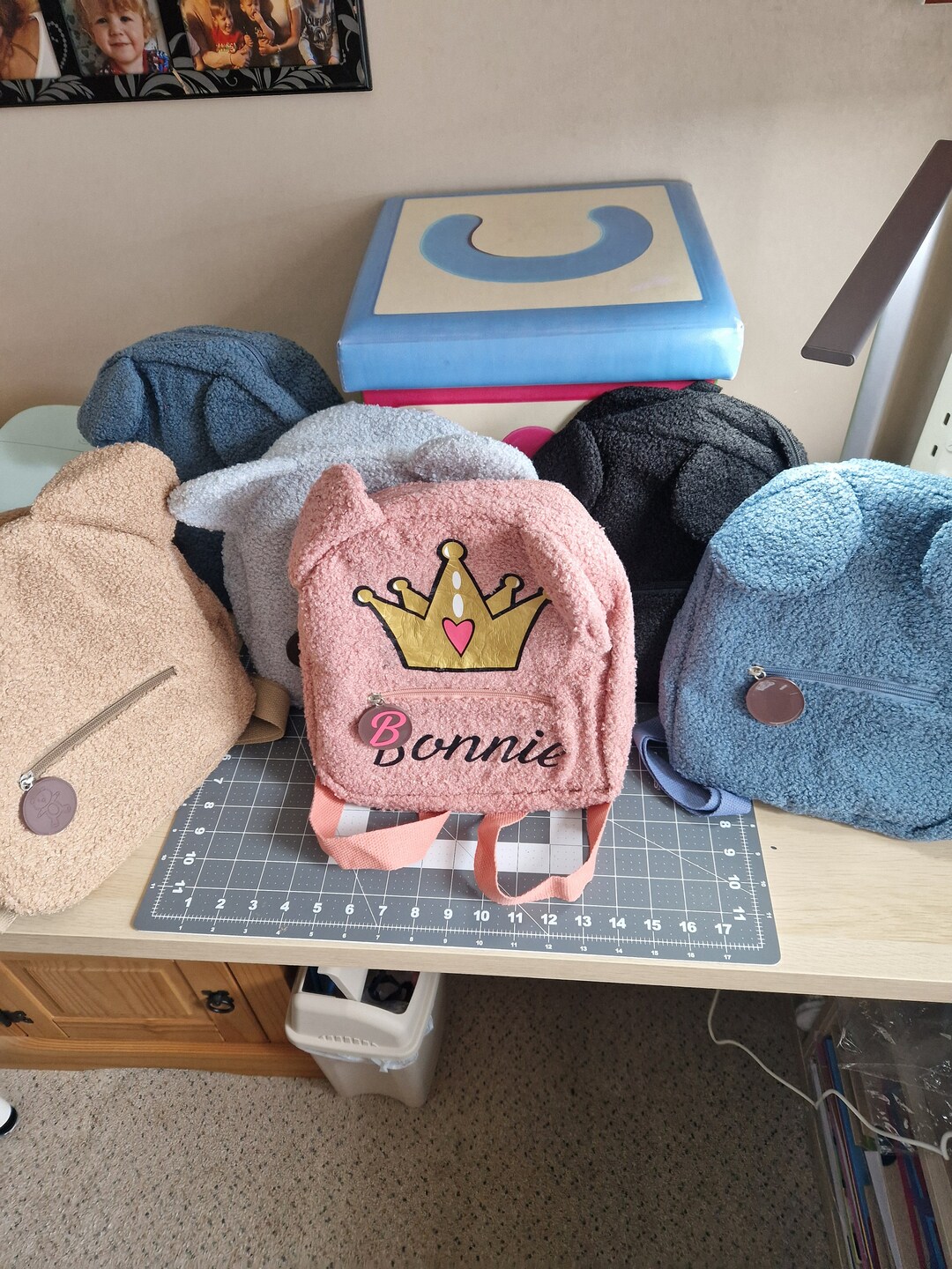 Teddy Ear Kiddie Backpacks - Etsy