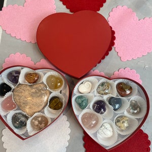 Valentine Heart Crystals/crystal Hearts /crystsl Valentine - Etsy