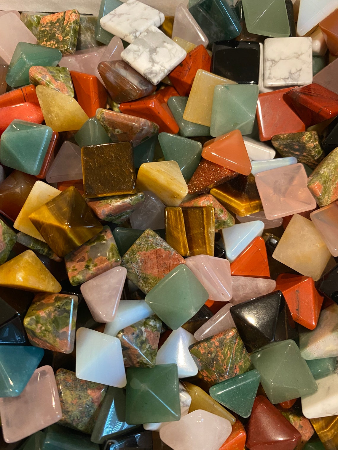 Mini Crystal Pyramids/5 for 10/pyramids/gridding Tools/e2906 - Etsy