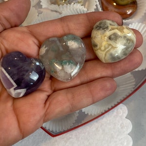 Valentine Heart Crystals/crystal Hearts /crystsl Valentine - Etsy