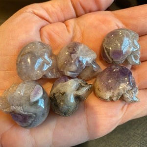 Mini Crystal Skull, Crystal Skull/pocket Skulls/ Metaphysical/crystal ...