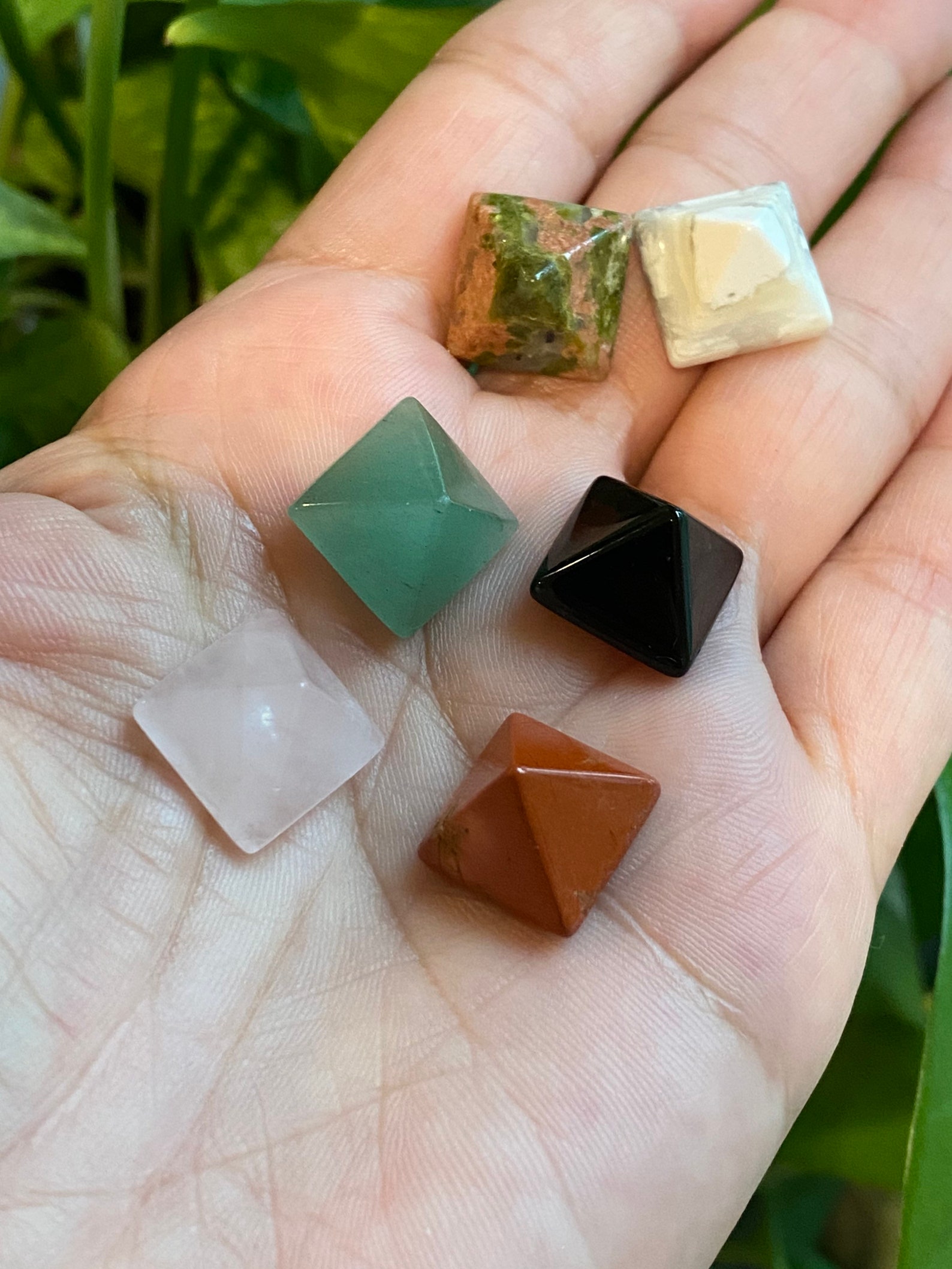 Mini Crystal Pyramids/5 for 10/pyramids/gridding Tools/e2906 - Etsy