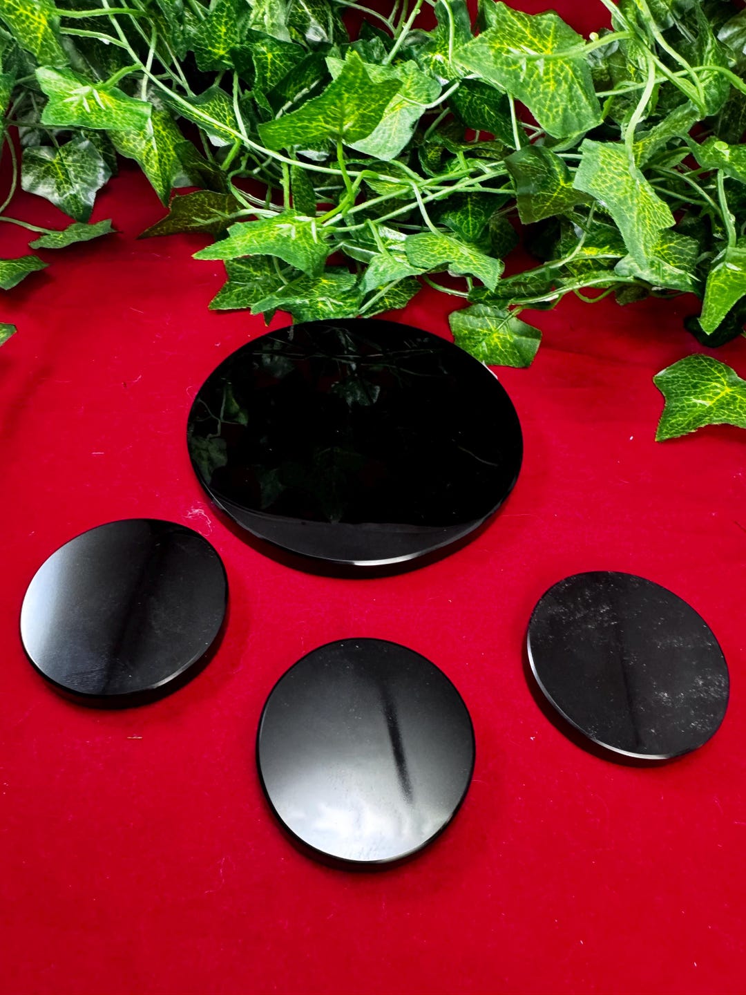 Obsidian Scrying Mirror/ Scrying Mirror/intuitive/insight/ 4 Inch/2 ...