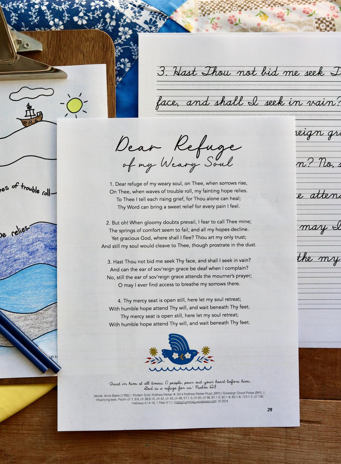 Amazing Grace School Year Hymn Guide -- Hymns at Home With Happy ...