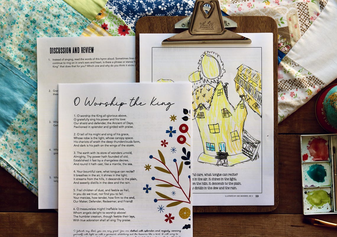 Amazing Grace School Year Hymn Guide -- Hymns at Home With Happy ...