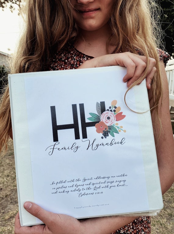 Bright Bouquet Family Hymnbook Cover | Etsy