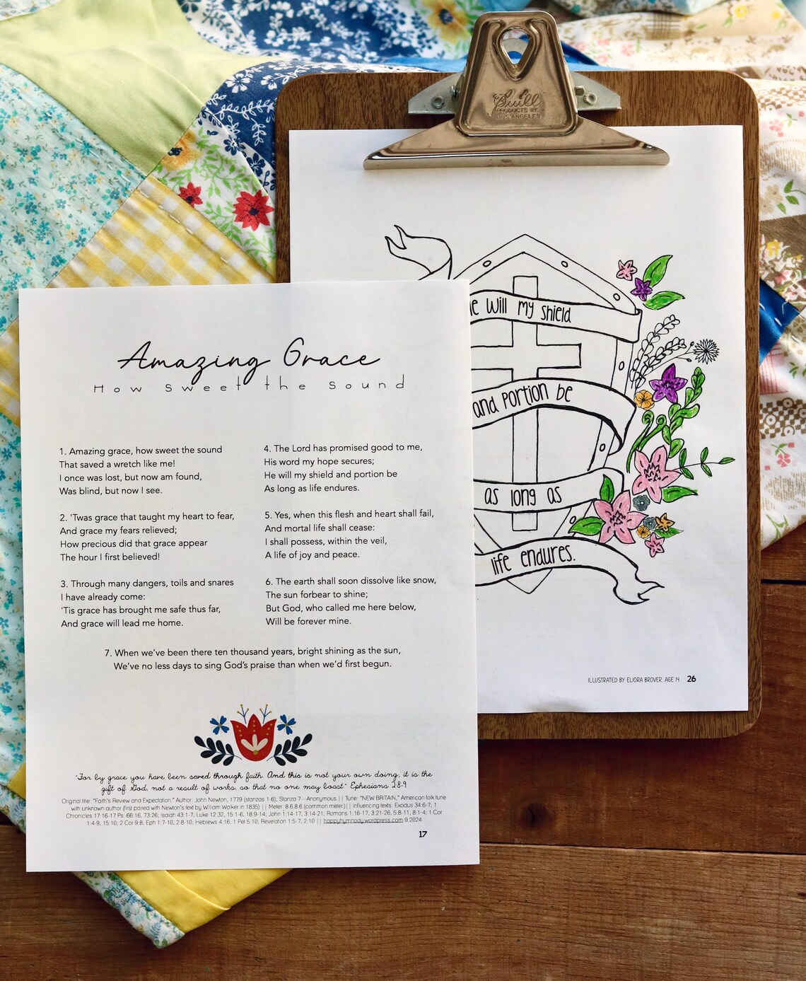 Amazing Grace School Year Hymn Guide -- Hymns at Home With Happy ...