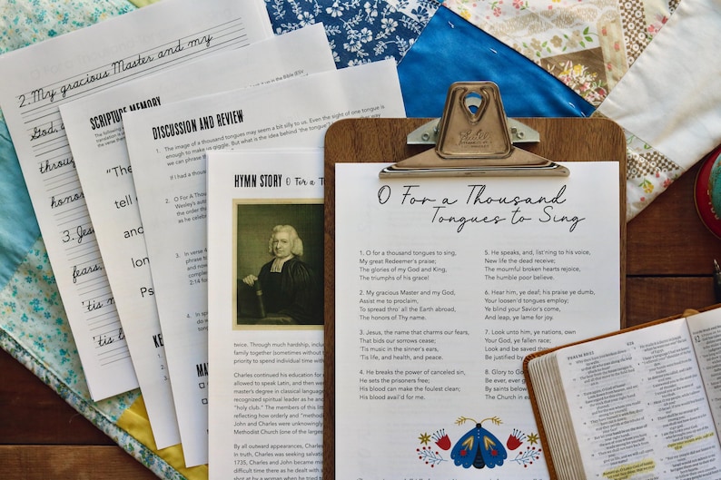 Amazing Grace School Year Hymn Guide -- Hymns at Home With Happy ...