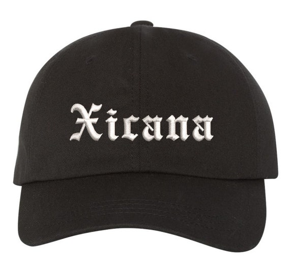 CUSTOM Xicana Embroidered Hat Chicana Chicano | Etsy