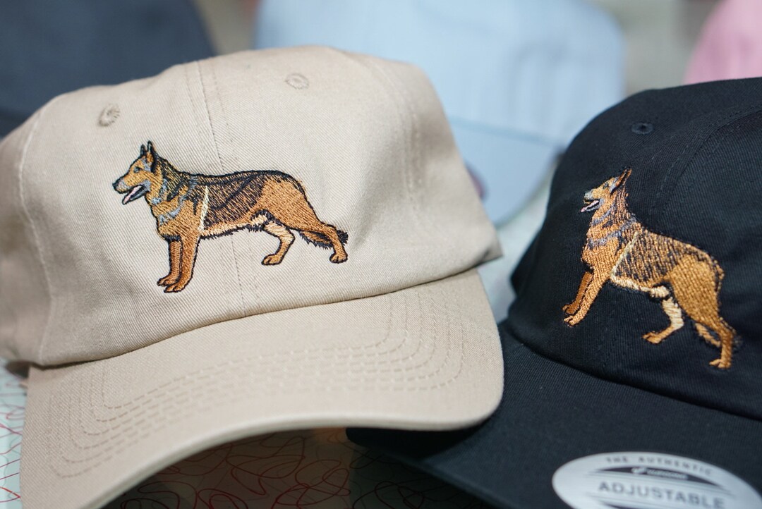 CUSTOM German Shepherd Embroidered Cap Baseball Hat Dog Lover Gift Pet ...