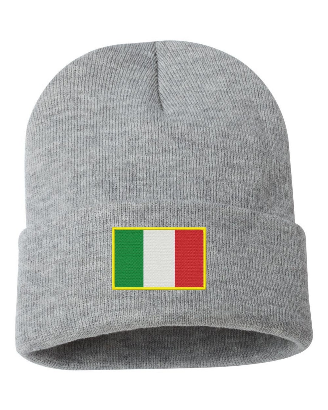 CUSTOM Embroidered Italy Flag Beanie Hat Shirt Patch Italian Thats ...