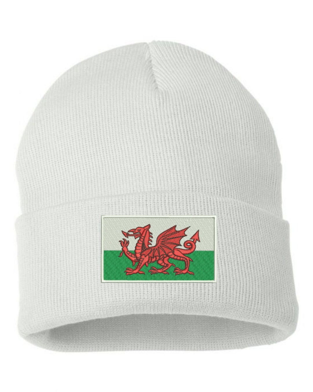 CUSTOM Embroidered Welsh Dragon Beanie Hat Shirt Flag Patch Wales - Etsy