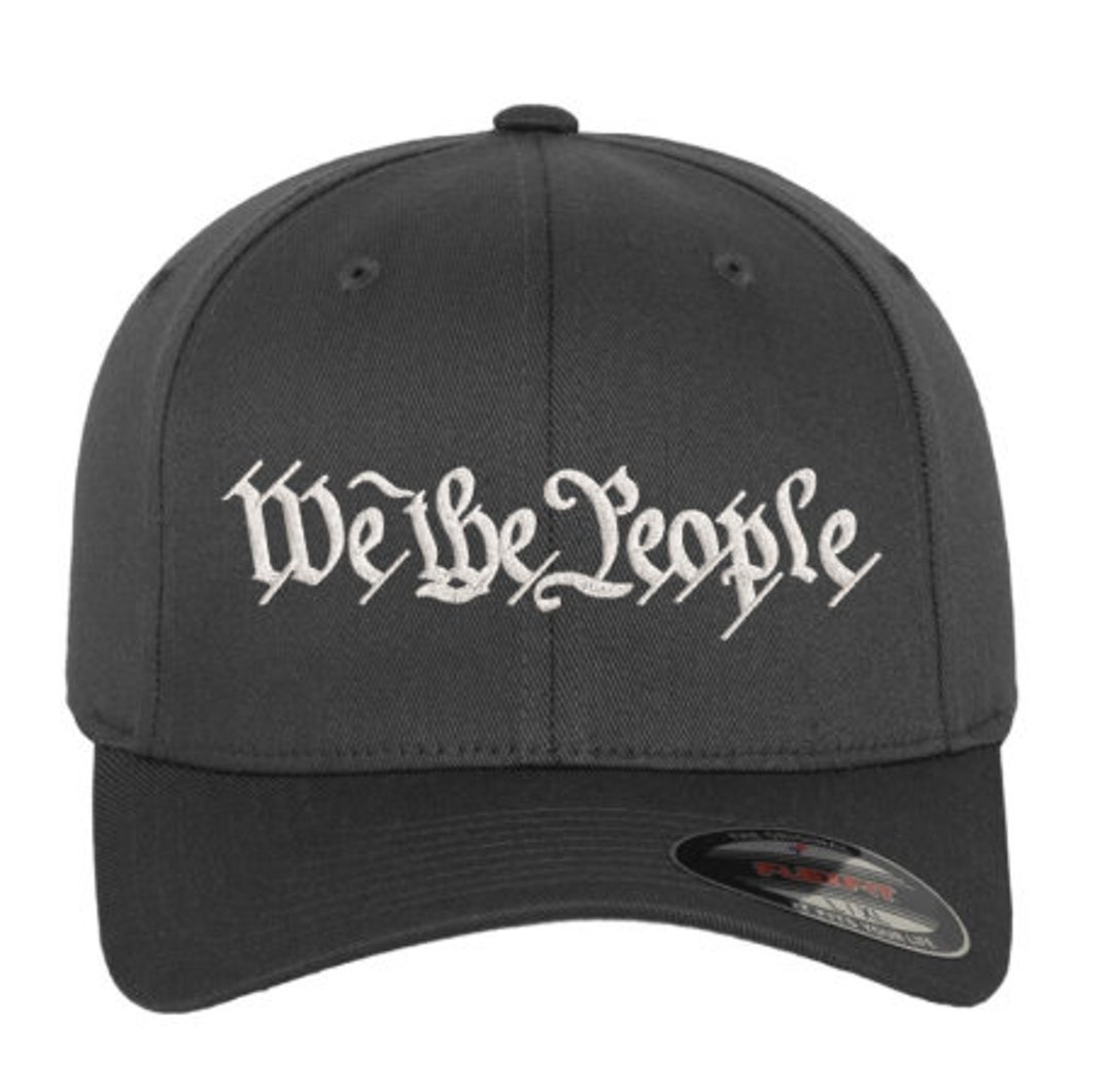 Custom WE THE PEOPLE Flexfit Hat Government Constitution Founding ...