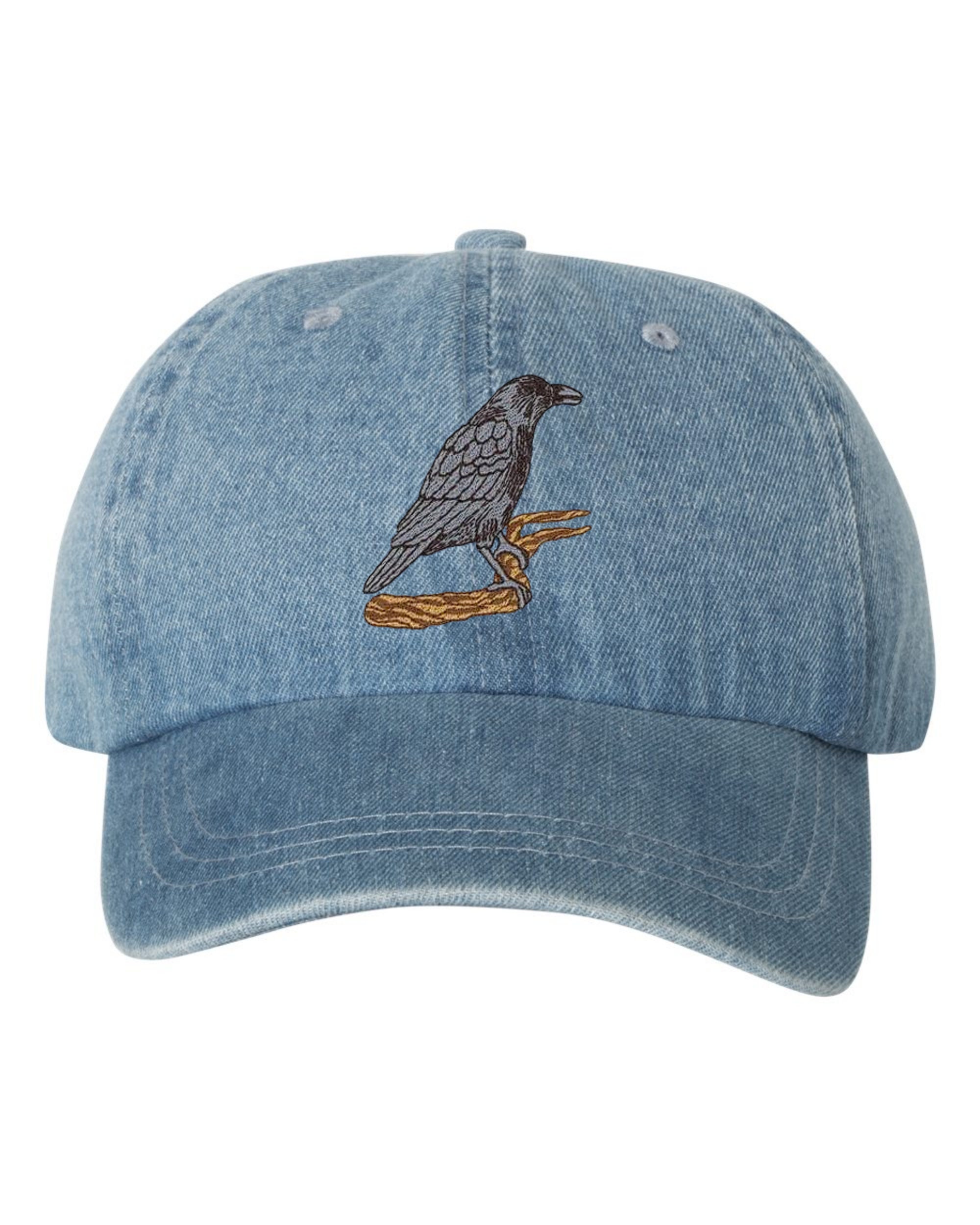 CUSTOM Embroidered Crow Bird Hat Men Women Mom Dad Cap Animal - Etsy