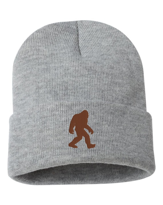 CUSTOM Embroidered Bigfoot Sasquatch Beanie Hat Shirt Dad | Etsy