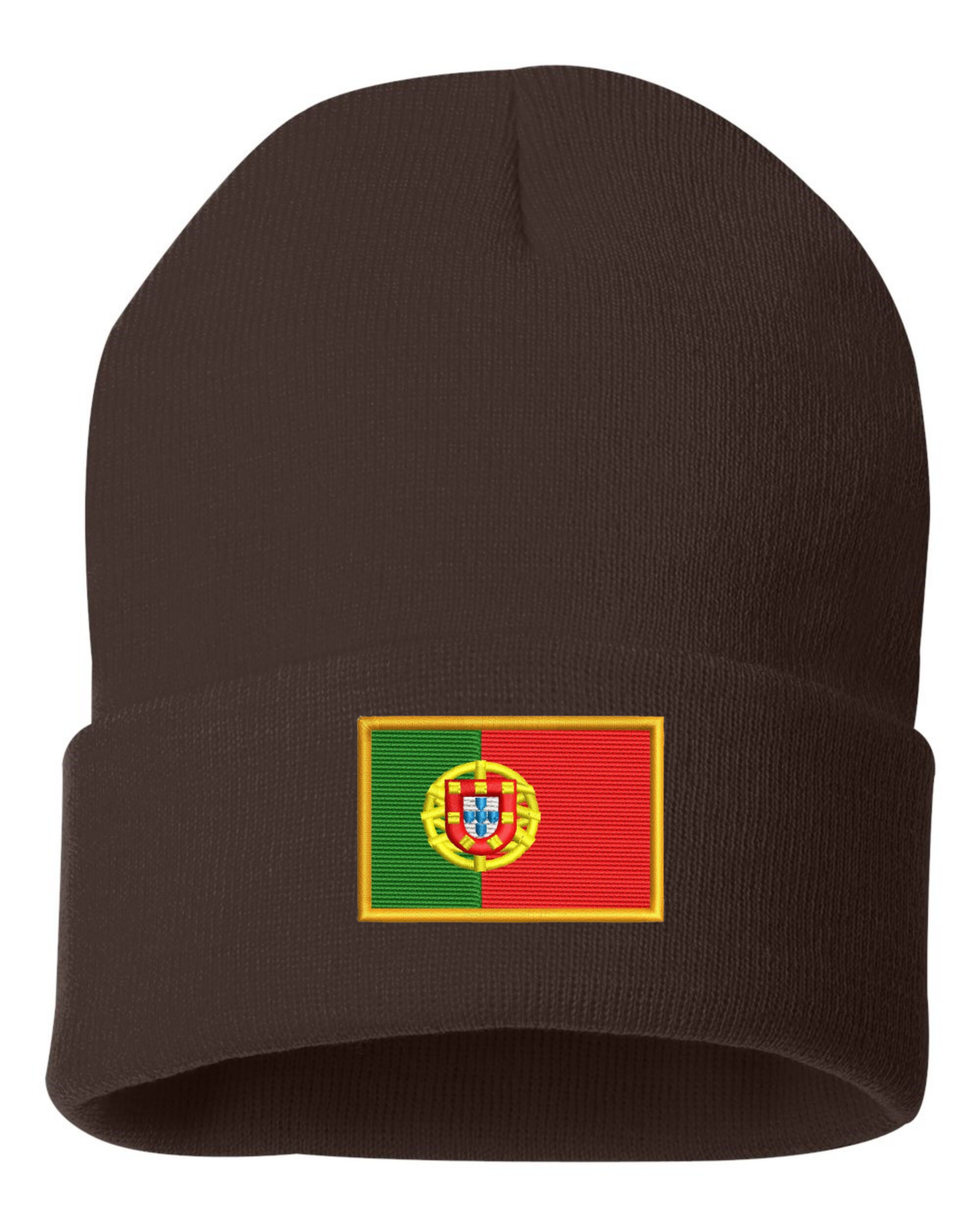 CUSTOM Embroidered Portugal Flag Beanie Hat Shirt Patch Soccer Ronaldo ...