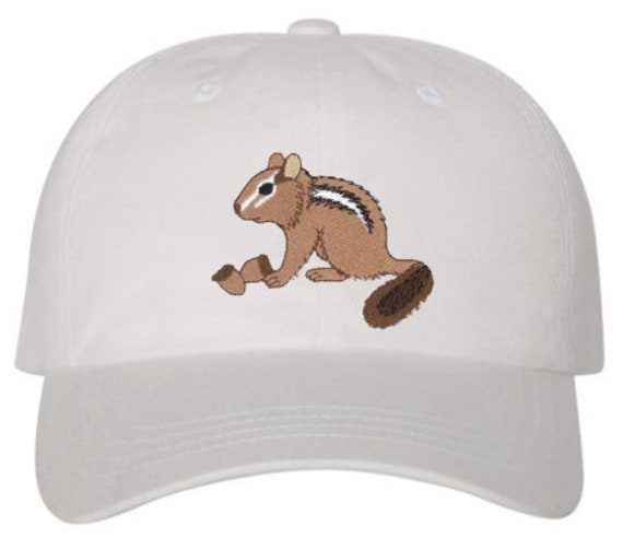 CUSTOM Chipmunk Wildlife Hat Bordado Hombres Mujeres Mamá Papá | Etsy