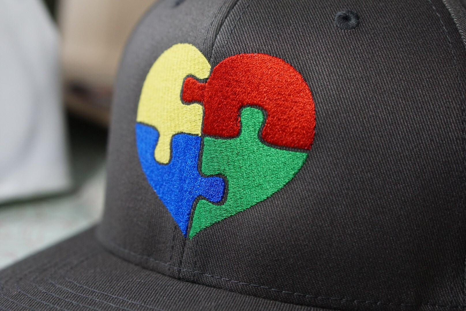 CUSTOM FLEXFIT Embroidered Autism Awareness Hat Shirt Cap - Etsy