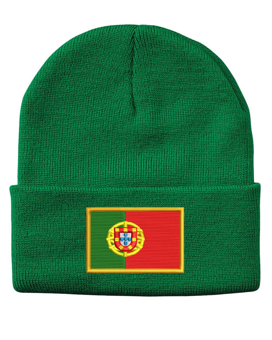 CUSTOM Embroidered Portugal Flag Beanie Hat Shirt Patch Soccer Ronaldo ...