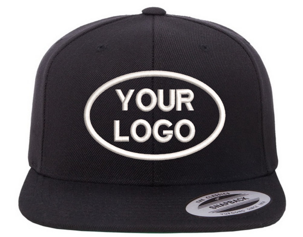 Your Logo Custom FLATBILL Snapback Hat / Yupoong Classic Snap - Etsy