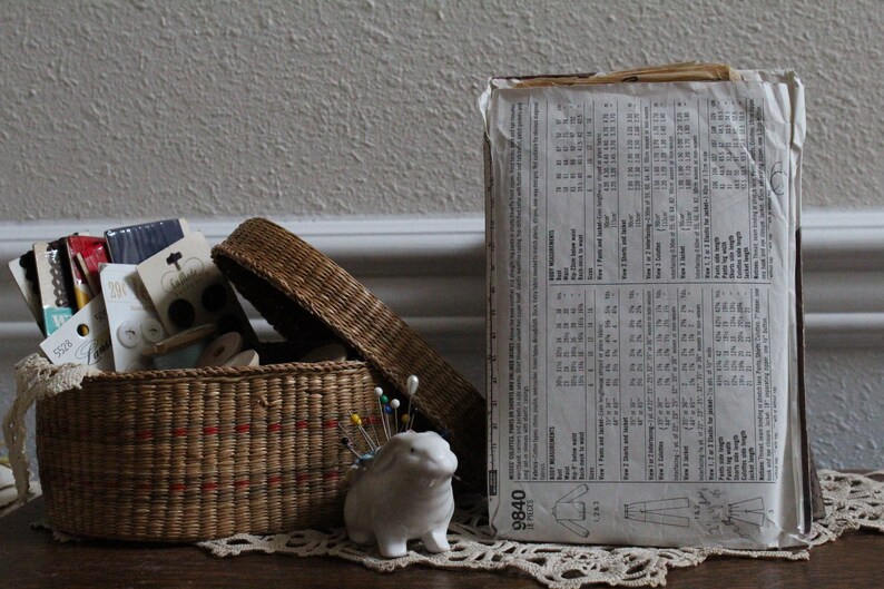 Vintage Simplicity 9840 Sewing Pattern Size 12 (1980s) - Etsy