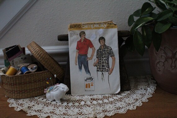 Vintage Simplicity 6368 Sewing Pattern Men's Size Medium - Etsy