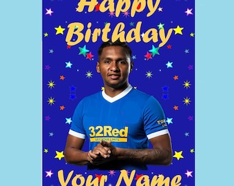 Glasgow Rangers Birthday Cards - Etsy UK