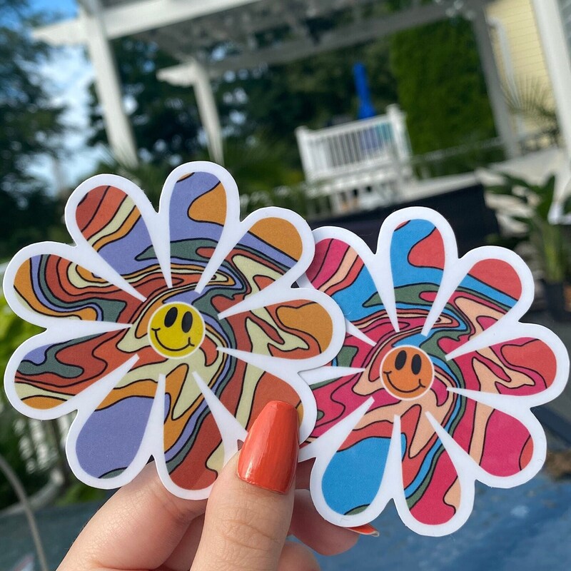 1960s Flower Decals - Etsy