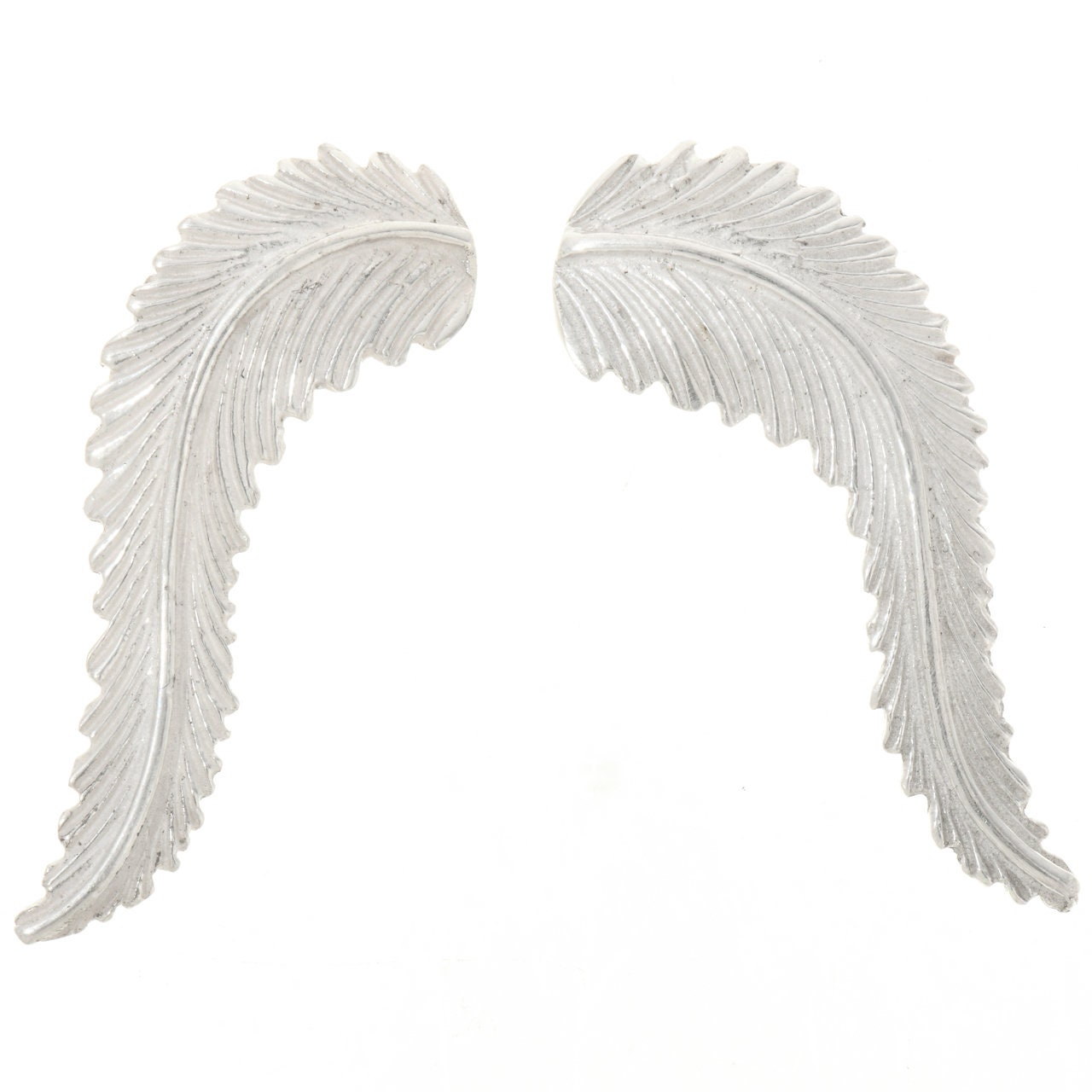 Cast Sterling Silver Feathers 6008 Indian Jewelry Supplies - Etsy