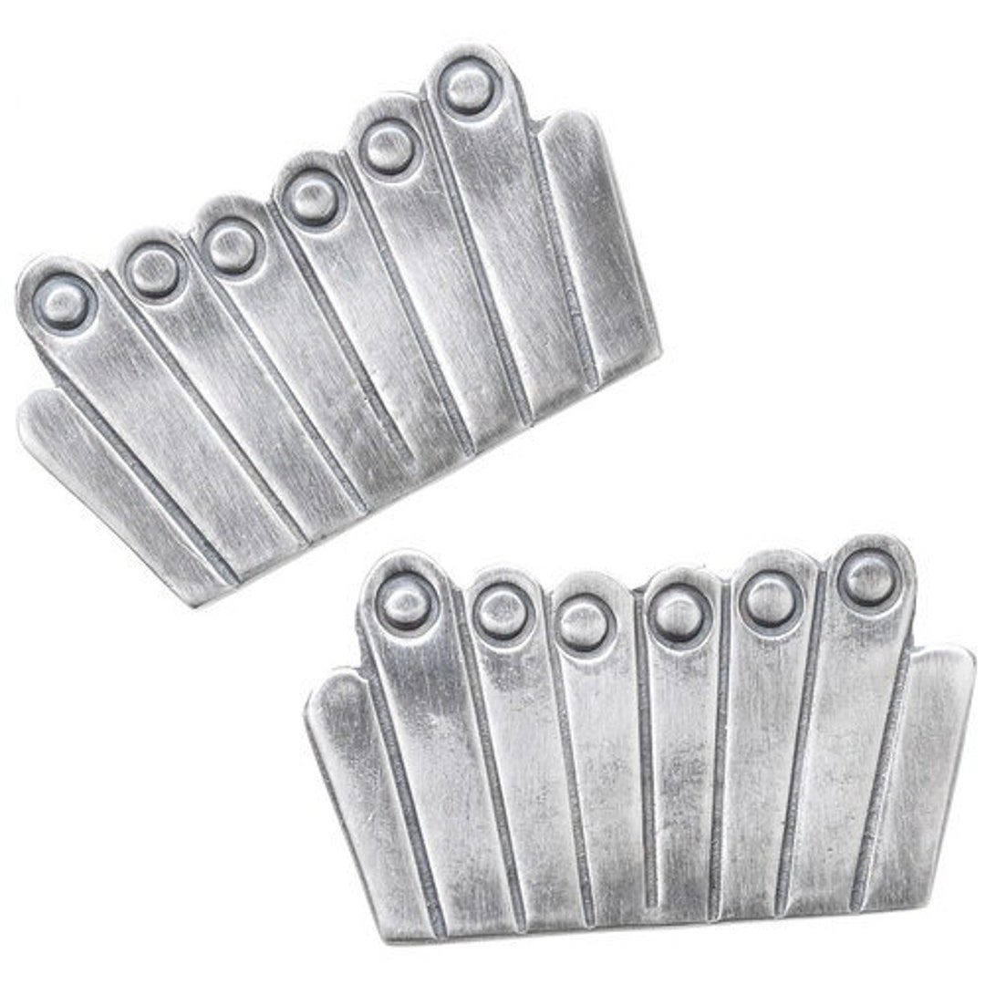 Stamped Sterling Silver Fan 1-1/4" Wide Priced per Pair 6049 - Indian ...