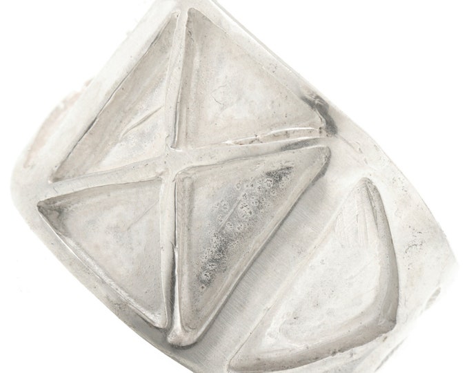 Solid Sterling Silver Inlay Blank Setting, Rough Casted, DYI Jewelry ...
