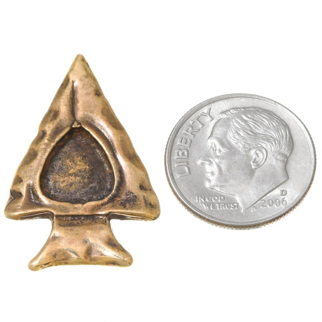Brass Arrowhead Jewelry Part for Inlay 1-1/8" 6099 - Etsy