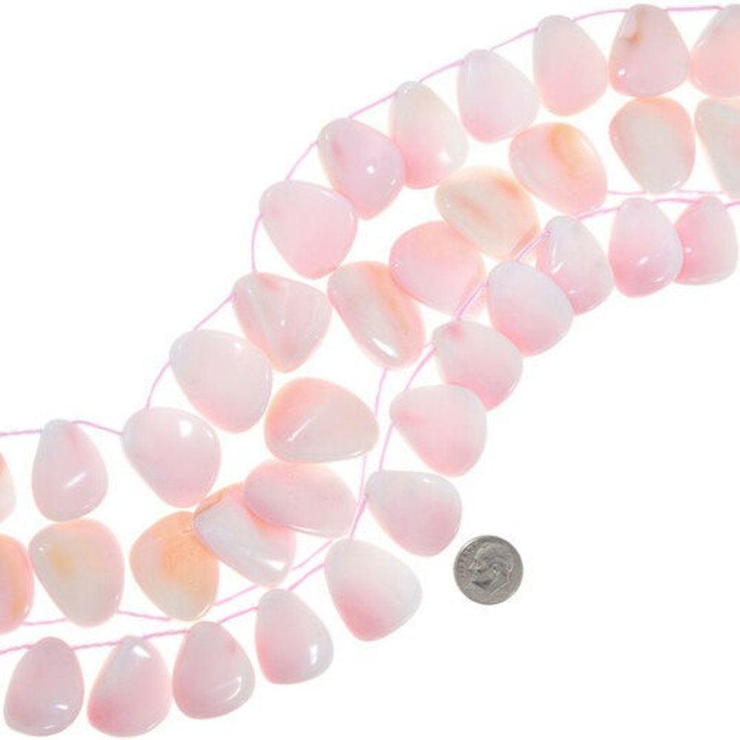 Pink Conch Shell Beads Teardrop Pendant 27mm 0323 - Etsy