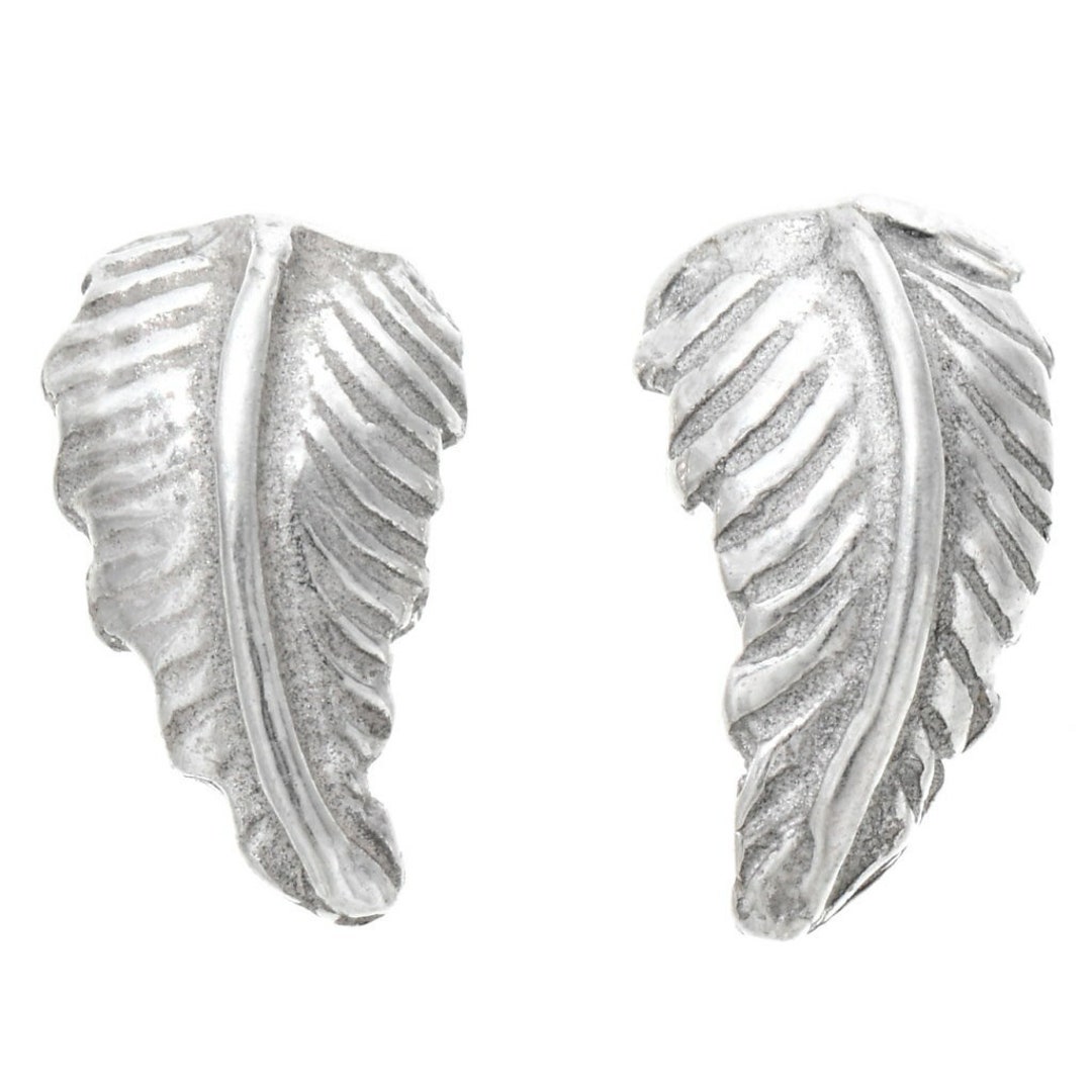 Small Curved Leaf Set Sterling Silver Jewelry Decorations 11mm 6137 - Etsy
