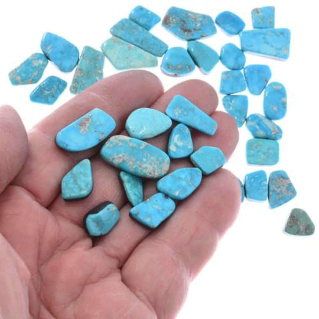 Natural Sonoran Gold Turquoise Freeform Cabochons Over 155 Carats ...