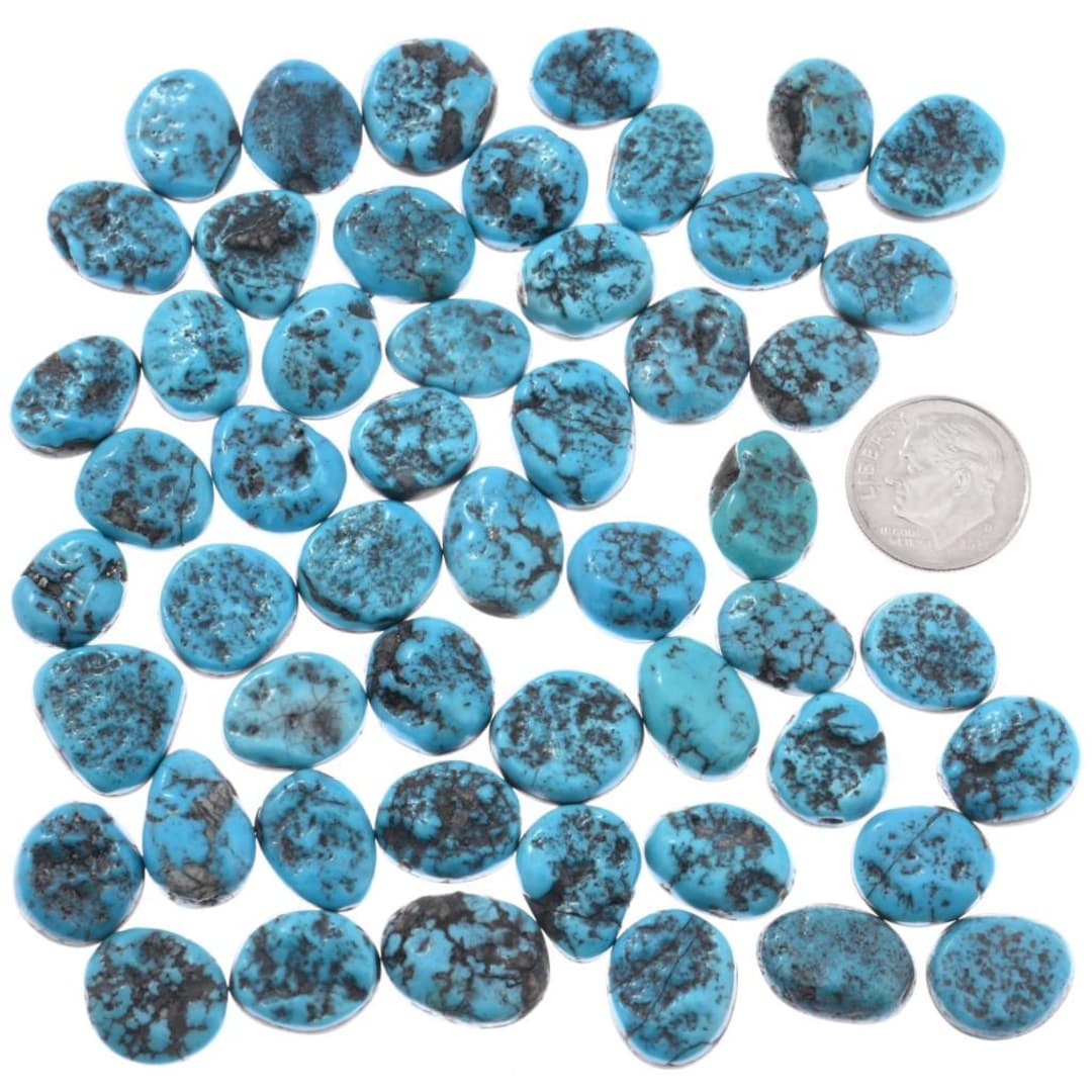 Arizona Turquoise Cabochons Blue Nugget Freeform 12-16mm Over 235 ...