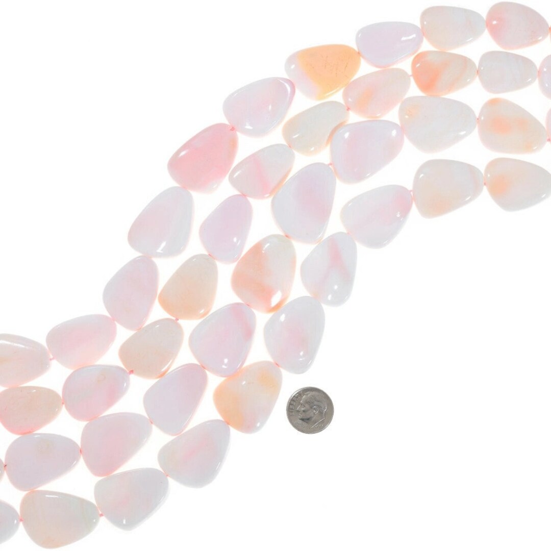 Pink Conch Shell Beads Teardrop Shape 32mm 0322 - Etsy