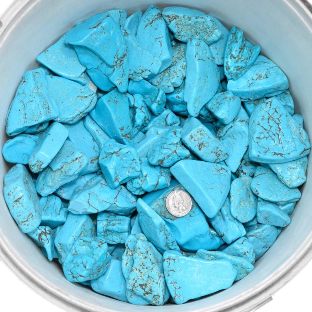 Sleeping Beauty Blue Turquoise Gibbsite Rough 50 Cents per Gram 1/2 ...