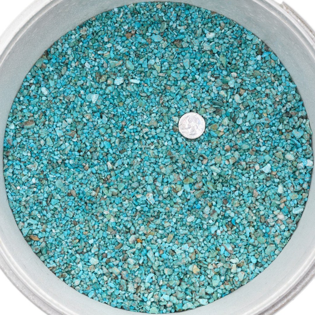 Sonoran Gold Turquoise Chips All Natural Light Blue 1/4 Pound for Inlay ...
