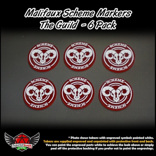 Malifaux Markers - Etsy