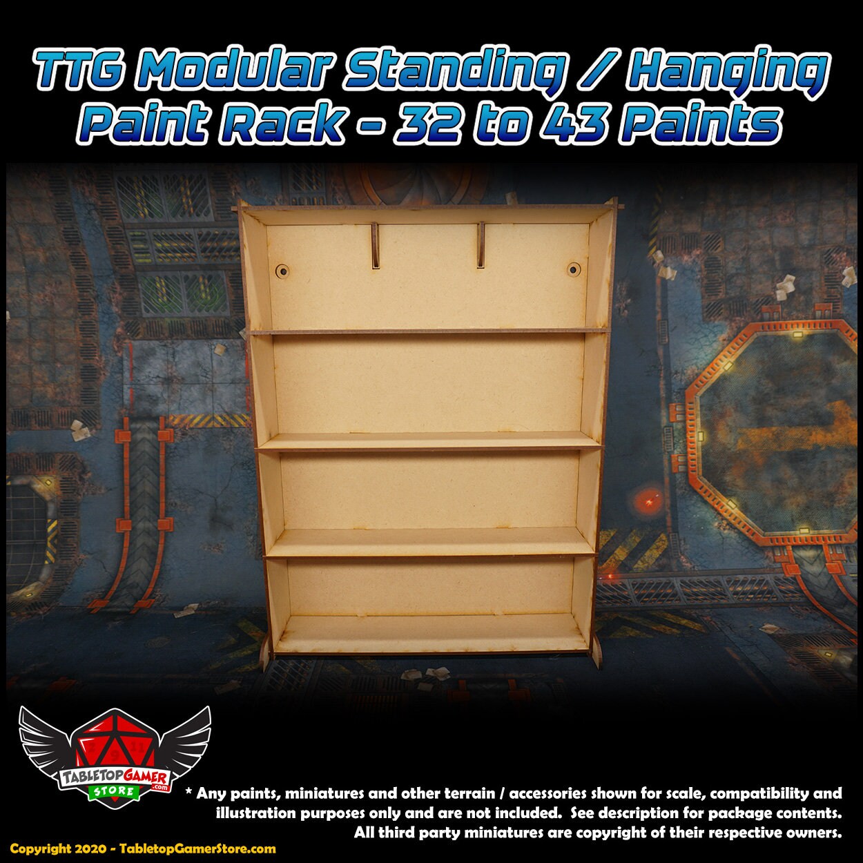 TTG Modular Standing/hanging Paint Rack - 32 to 43 Paints - Etsy