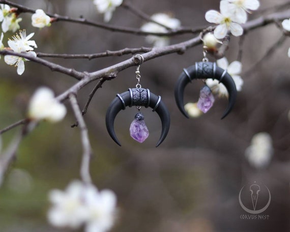 Shieldmaiden Rune Earrings in Silver - Etsy