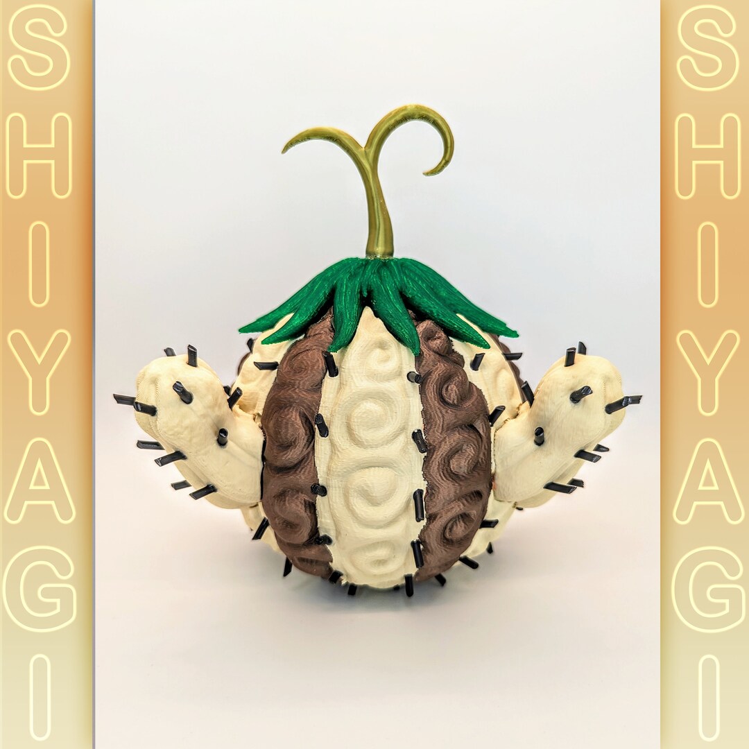 3D Printed Sand-sand Devil Fruit / Suna-suna No Mi multi-material ...