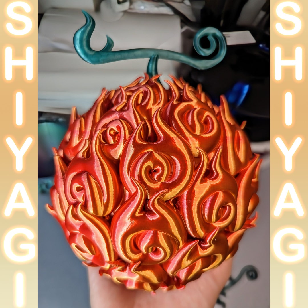 3D Printed Flame-flame Devil Fruit / Mera-mera No Mi 2-toned - Etsy