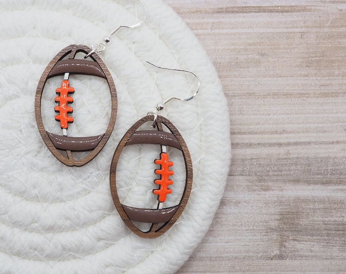 Ohio Earrings, Gold brass Dangle State of Ohio Shape Earrings, State ...