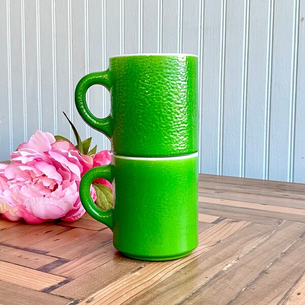 Lime Green Mugs - Etsy