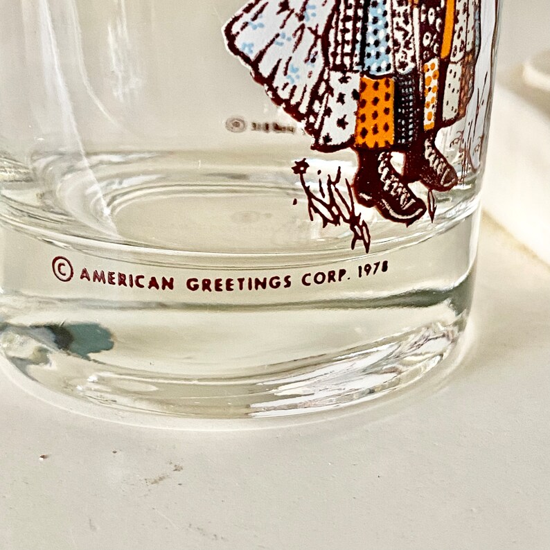 Vtg Holly Hobbie Glasses By American Greetings Friendship Etsy
